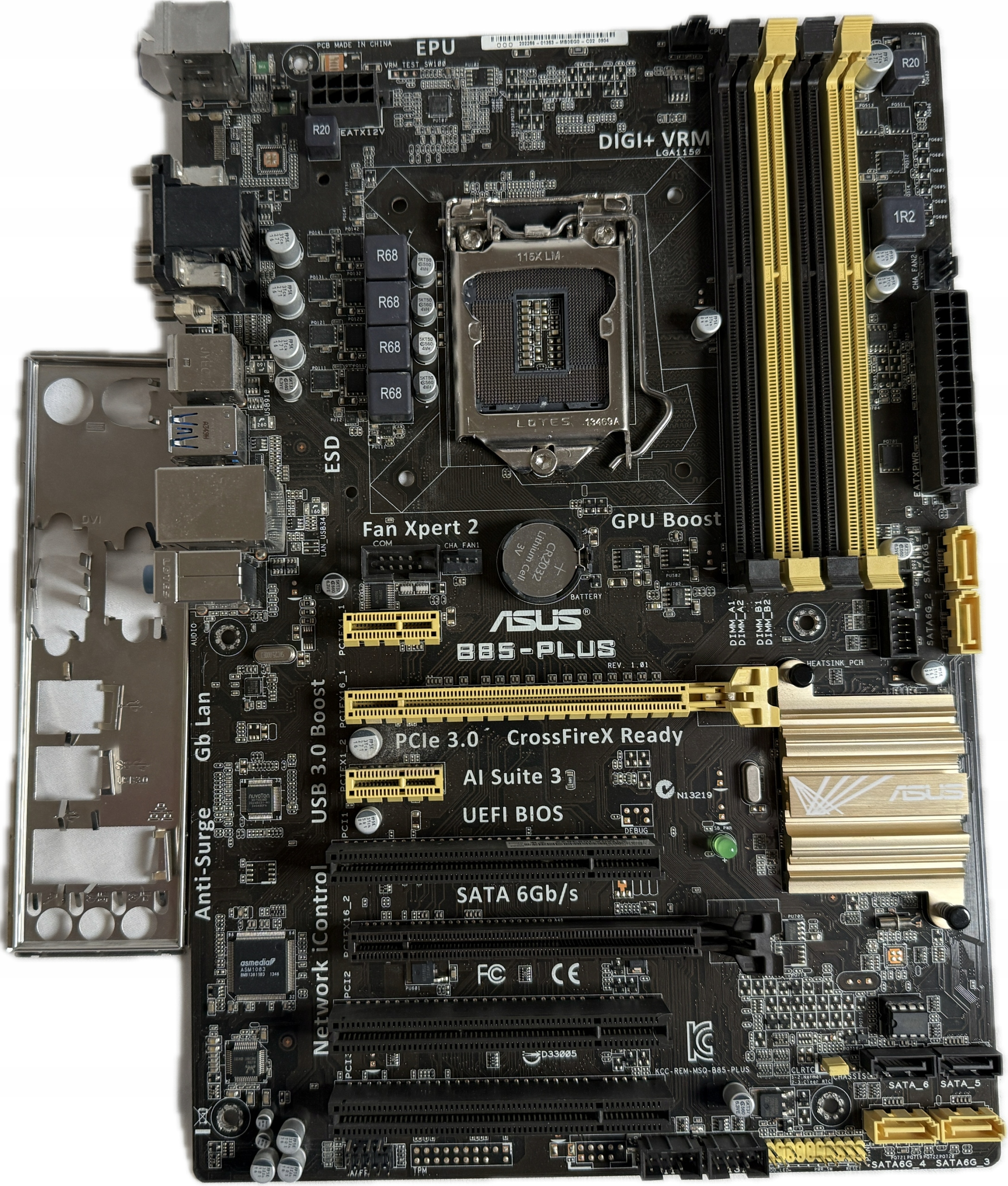 Płyta główna ATX ASUS B85-PLUS LGA 1150 w Wrocław - Sklep, Opinie, Cena w Allegro