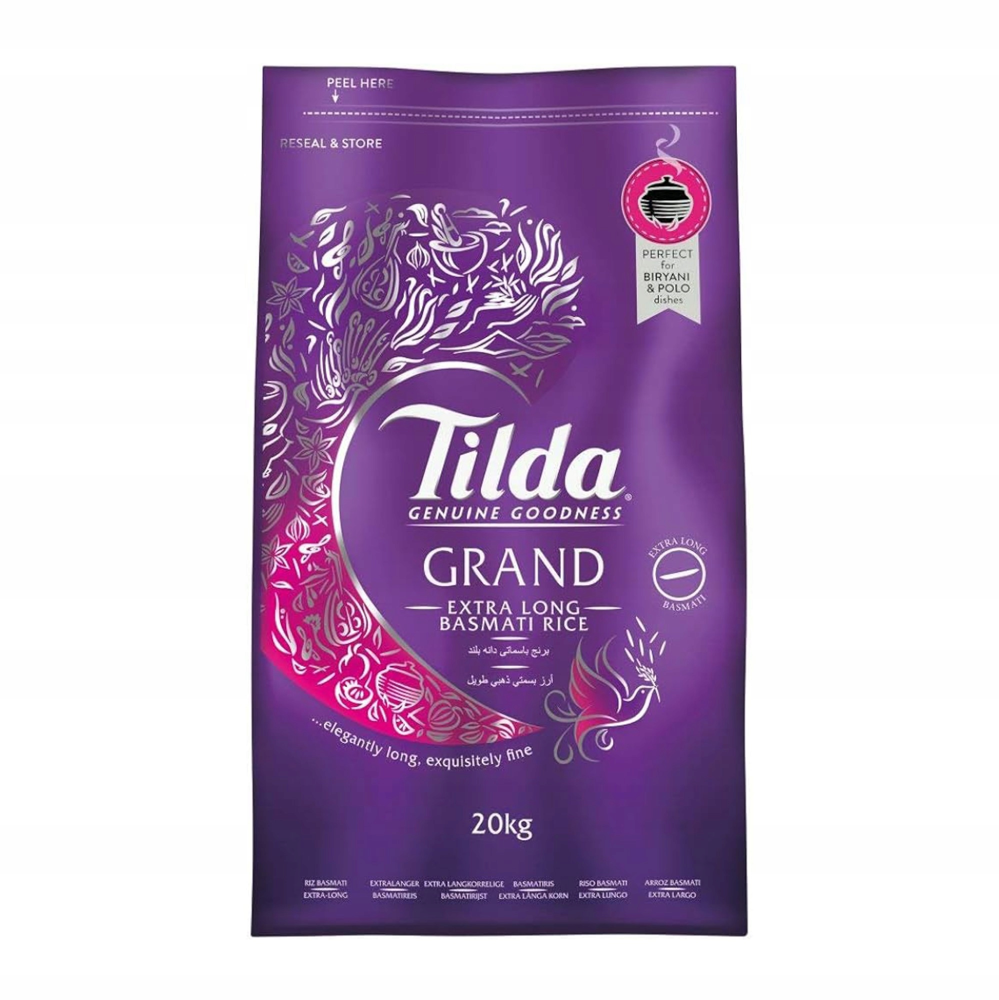 Tilda Ryż basmati bardzo długi Grand Extra Long Basmati Rice Tilda 20kg ...