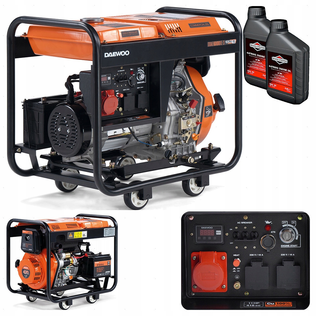 DAEWOO DDAE 6000XE-3 - AGREGAT PRĄDOTWÓRCZY DIESEL • Cena, Opinie ...