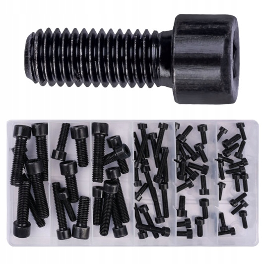 Zestaw śruby imbusowe z kołnierzem kpl 106 szt. (5904198036429) • Cena ...