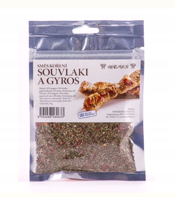 Przyprawa GRECKA Mieszanka do gyrosa i souvlaki, 20g, z Grecji • Cena ...
