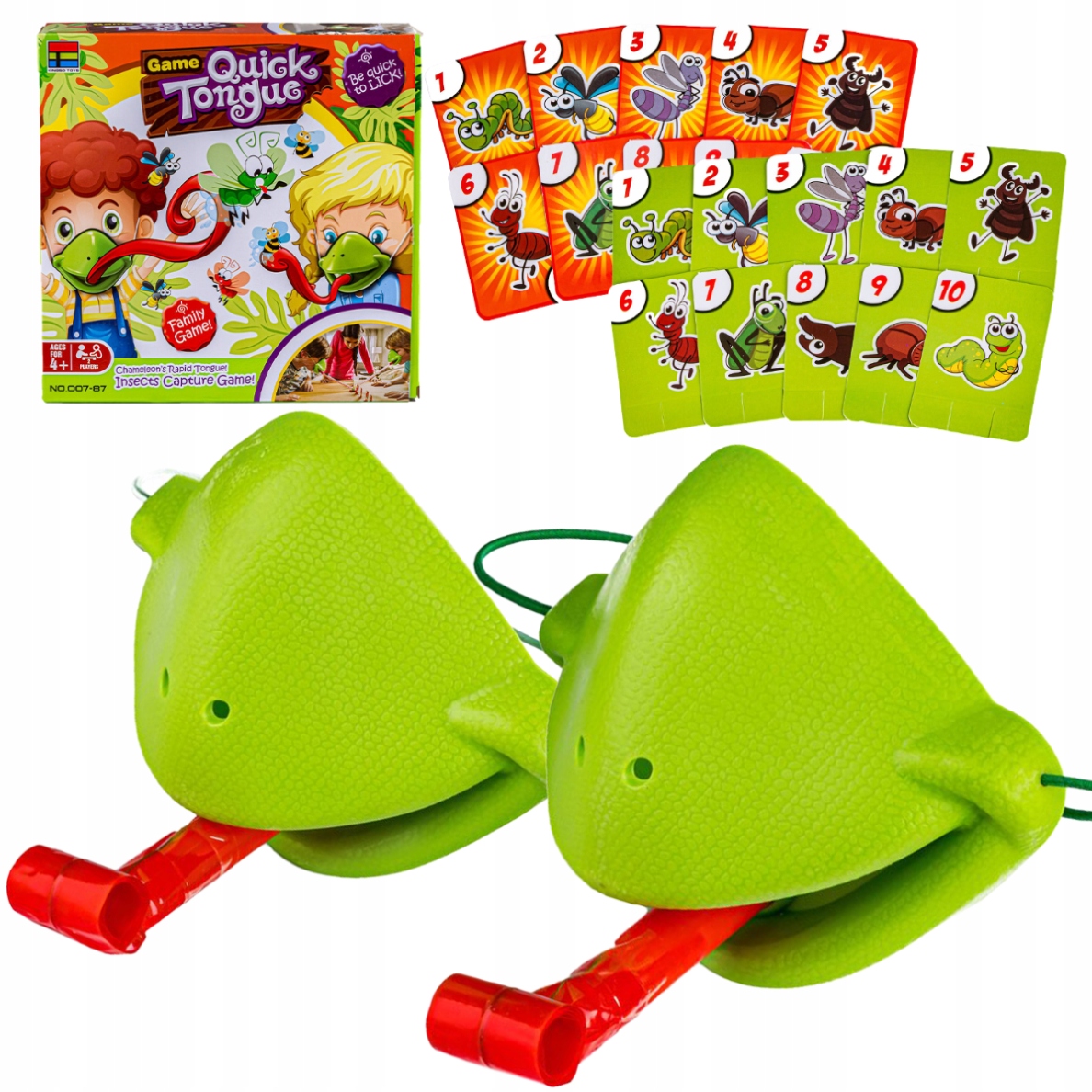 GYORSASÁGI JÁTÉK NYELVKIÖNTŐ GYÍKOK GYORS NYELV LÖKJE LE A ROVART ...