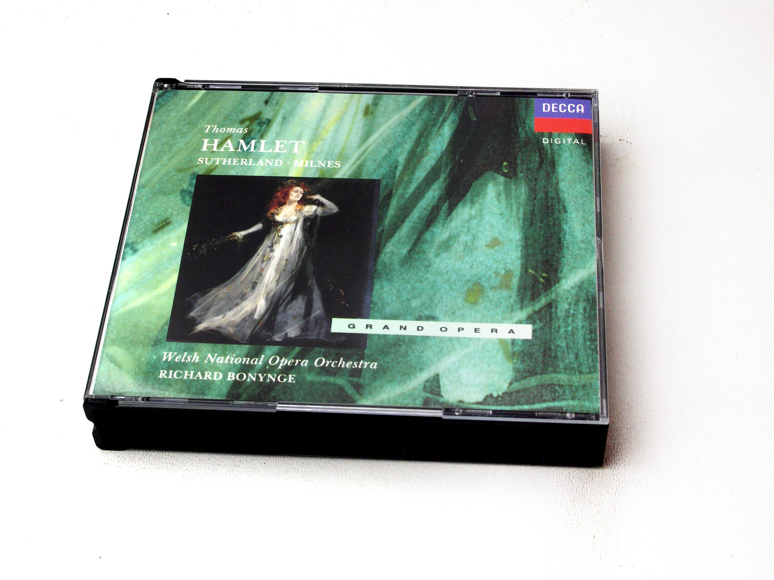 THOMAS/- SUTHERLAND, MILNES, RICHARD BONYNGE - HAMLET [3CD BOX ...