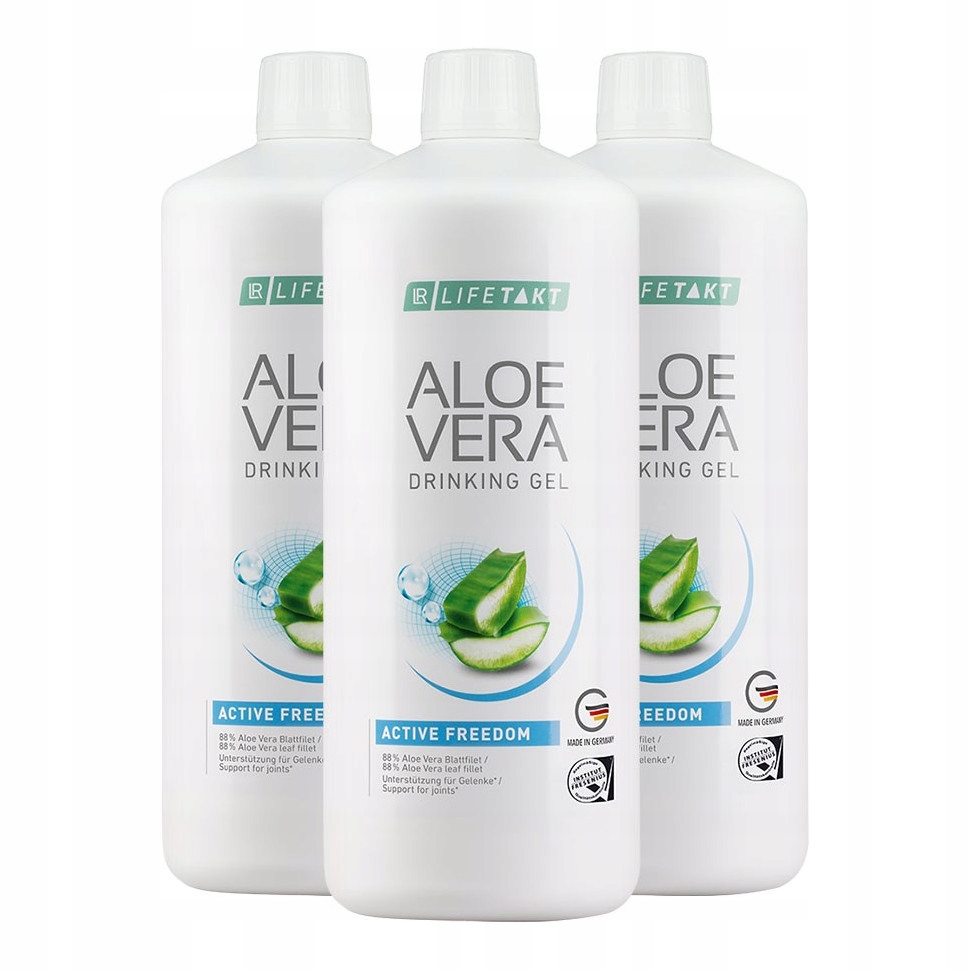 LR ALOE VERA ACTIVE FREEDOM Aloes do Picia 3 x 1L • Cena, Opinie - Allegro