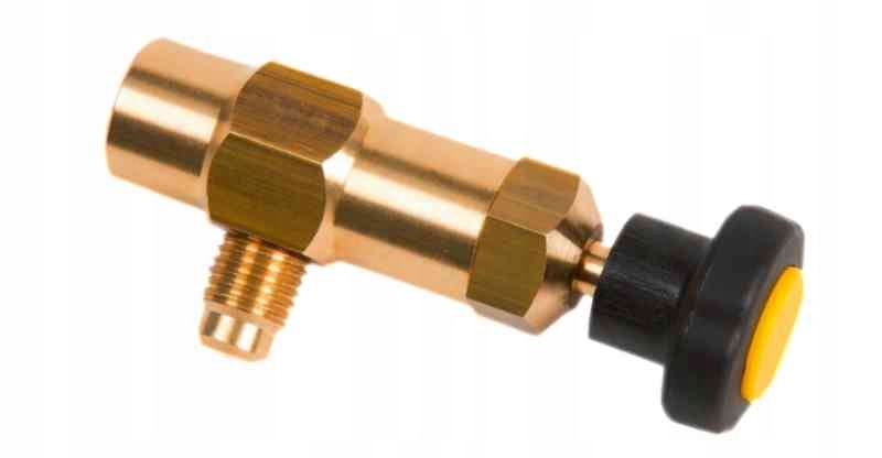 Zawór Refco do małej butli z izobutanem R600a R290 • Cena, Opinie - Allegro