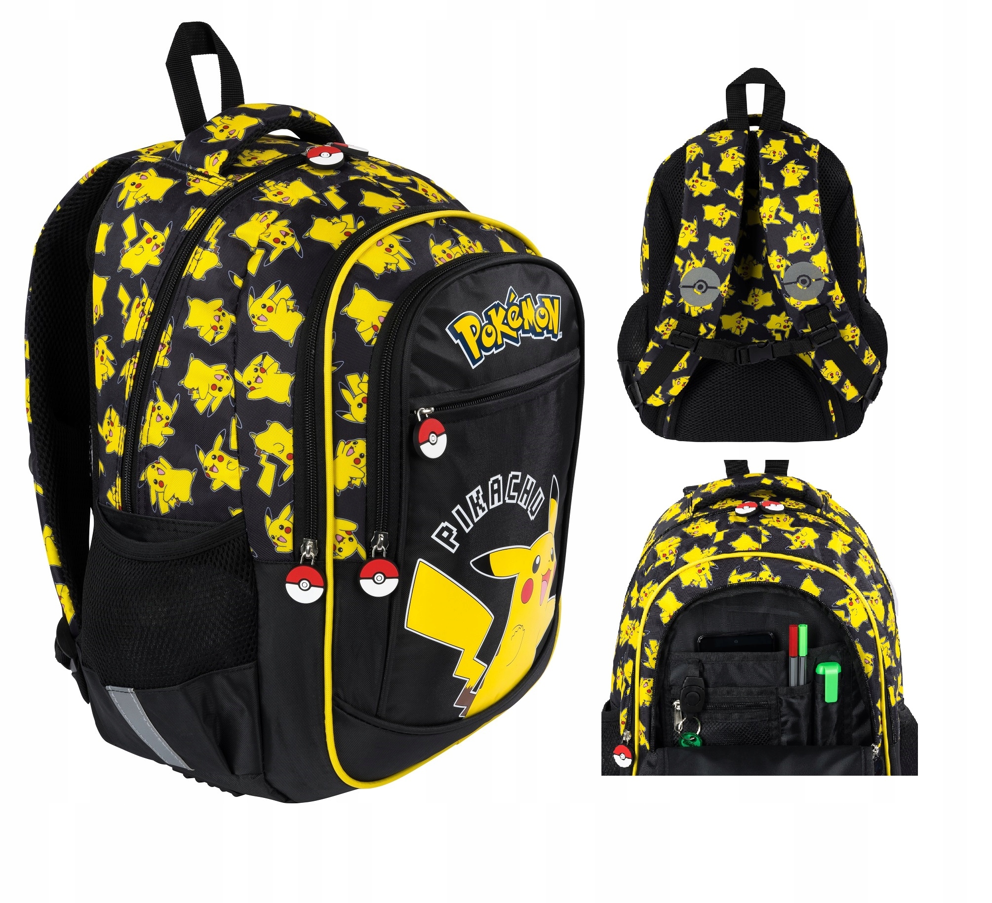 PLECAK SZKOLNY 16" BPL59 POKEMON Pikachu St.Majewski (3701638723701 ...