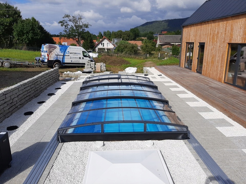 Zadaszenie basenowe Ariel 4,5m x 6.55m (5904174358071) • Cena, Opinie • Pokrywy, folie, plandeki ...