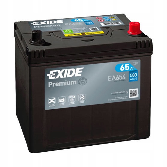 Akumulator Exide Premium 12V 65Ah 580A P+ EA654 3661024034142 za 409 ...