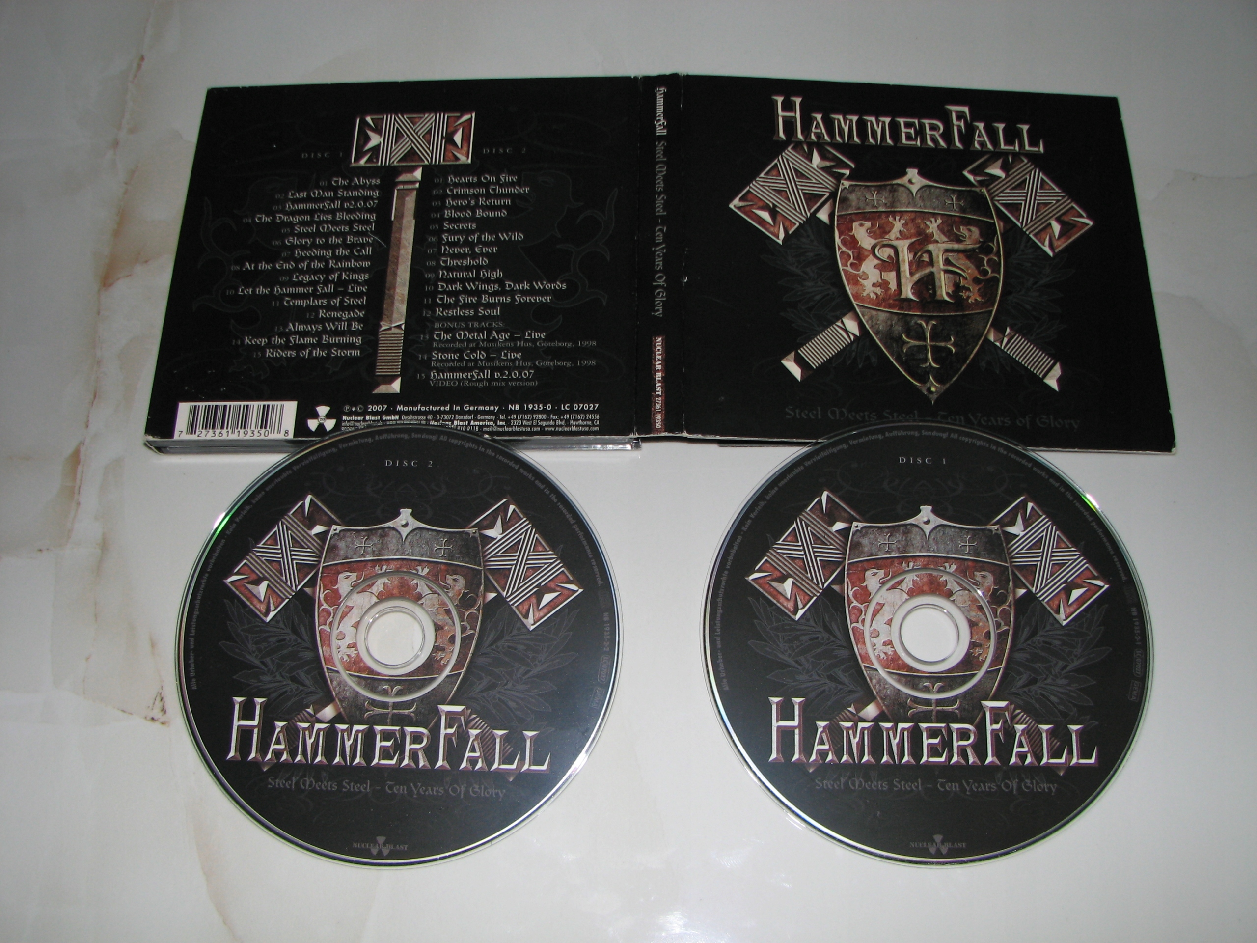 Steel Meets Steel HammerFall CD • Cena, Opinie - Allegro