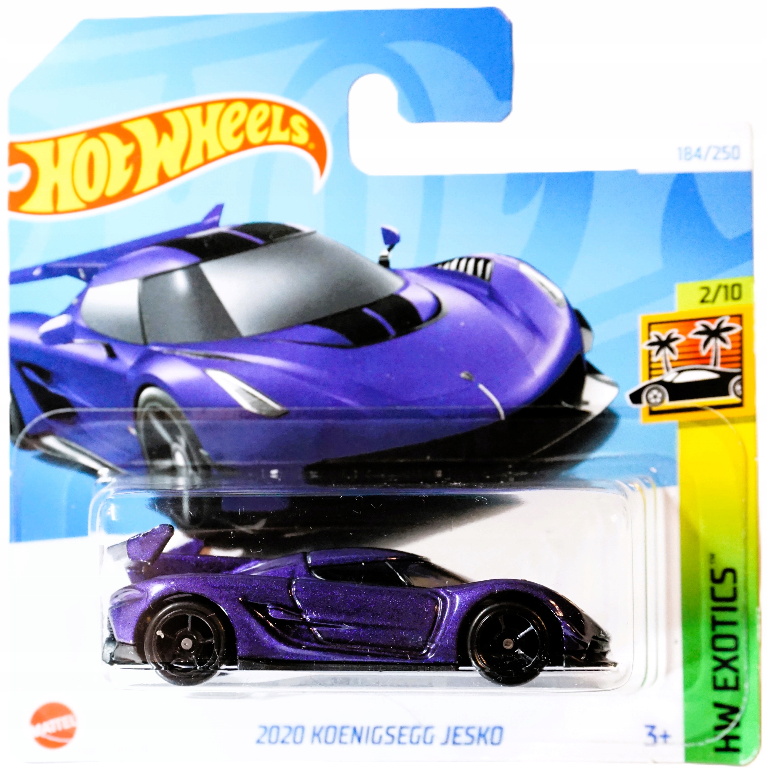 HOT WHEELS 2024 2020 KOENIGSEGG JESKO HTC21 184/250 HW EXOTICS 2/10 ...