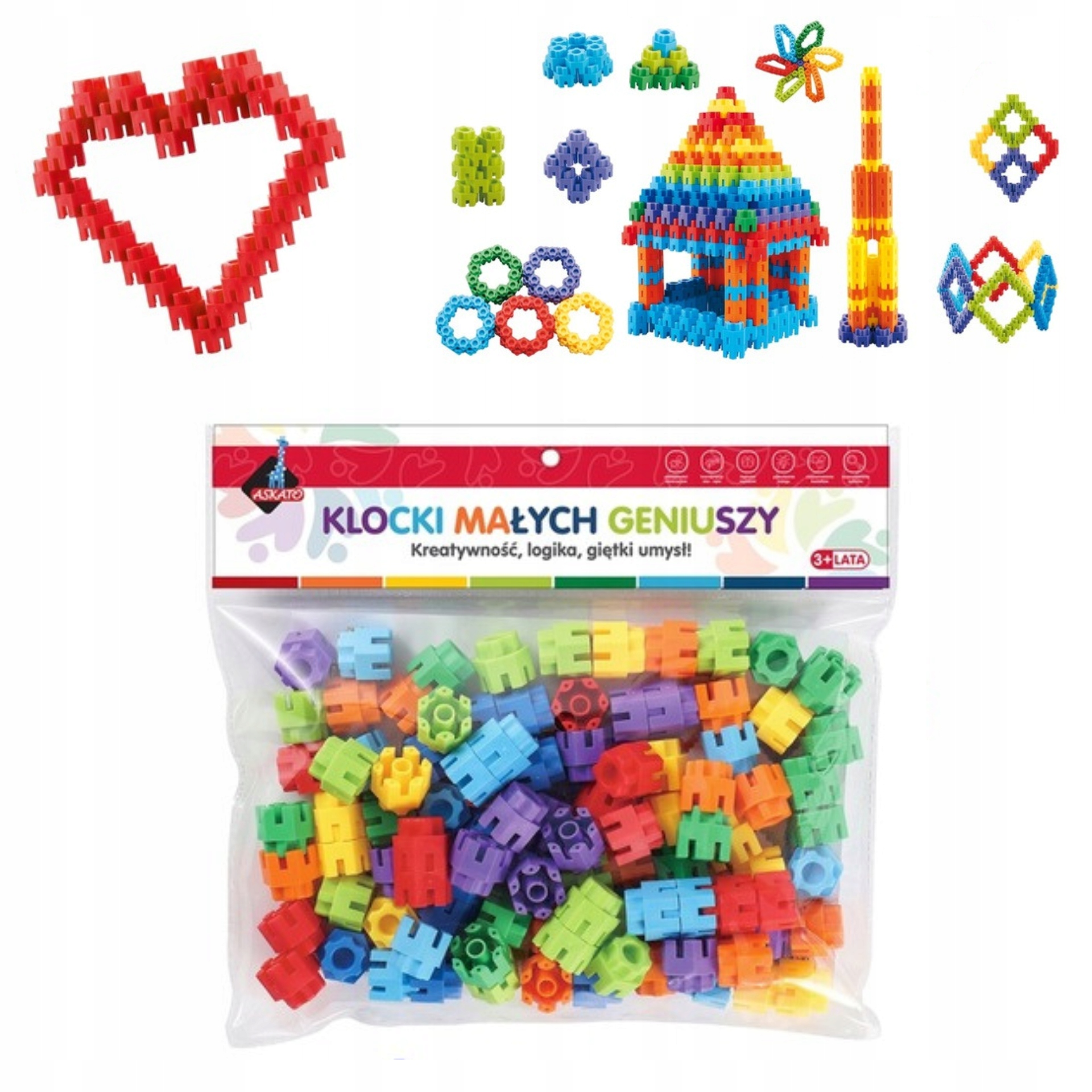 Askato Klocki - 100 elementów (6901440102108) • Cena, Opinie ...