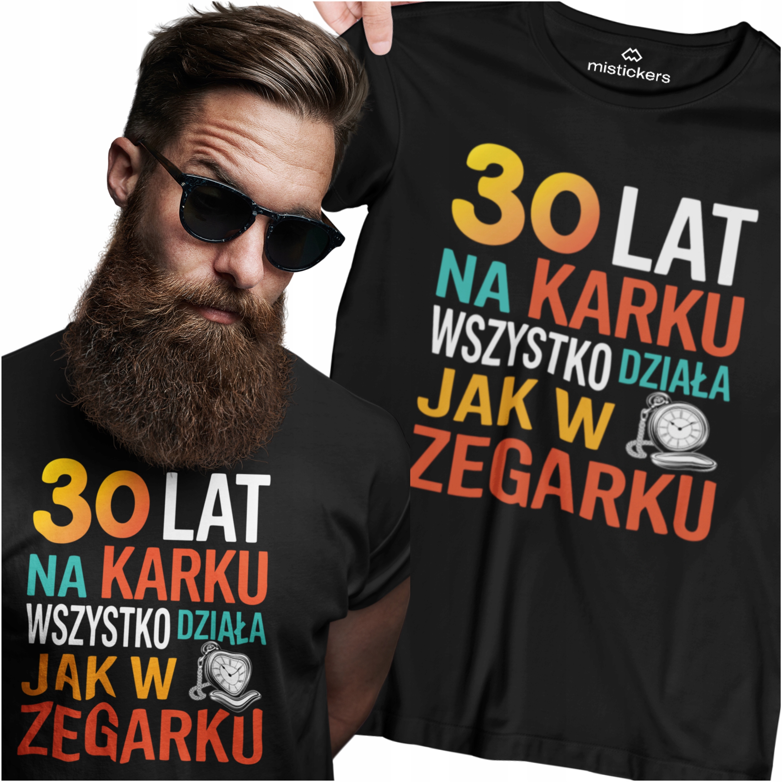 Prezent Na 30 Urodziny Dla Faceta Koszulka - Mistickers | Moda Sklep EMPIK.COM