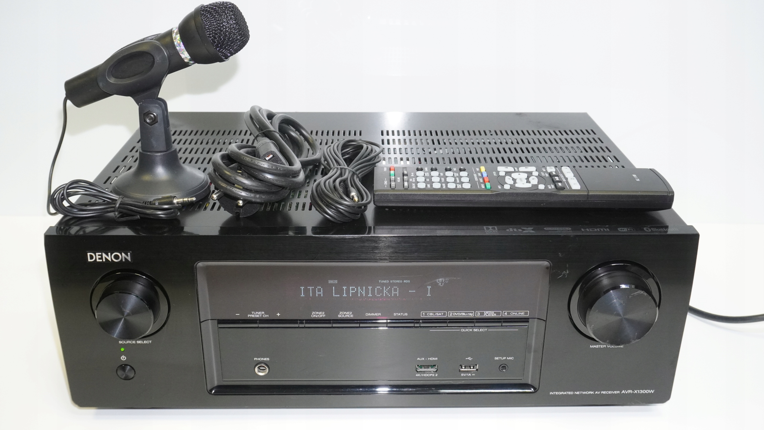 Amplituner DENON AVR-X1300W HDMI ARC HDR ATMOS WiFi BLUETOOTH GWARANCJA ...