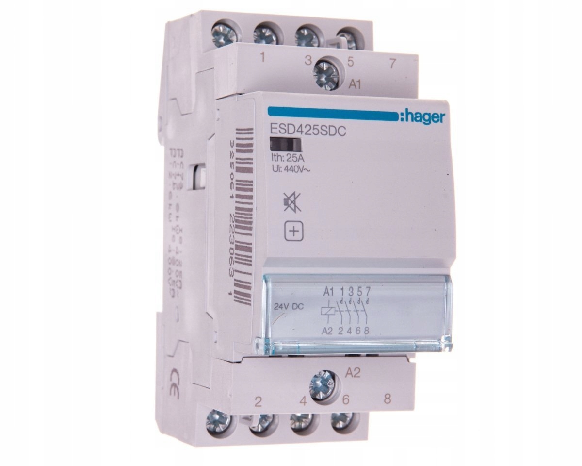 Stycznik modułowy cichy 25A 4Z 24V DC ESD425SDC (3250612230631) • Cena ...