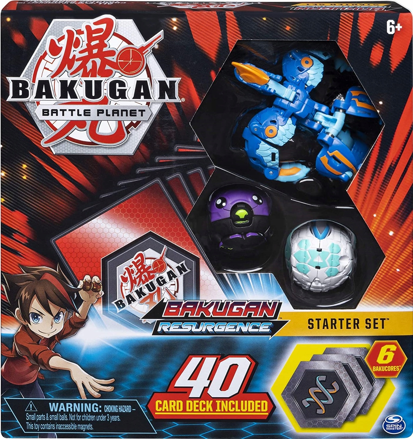 BAKUGAN BATTLE PLANET ZESTAW STARTOWY PYRAVIAN (778988268278) • Cena ...