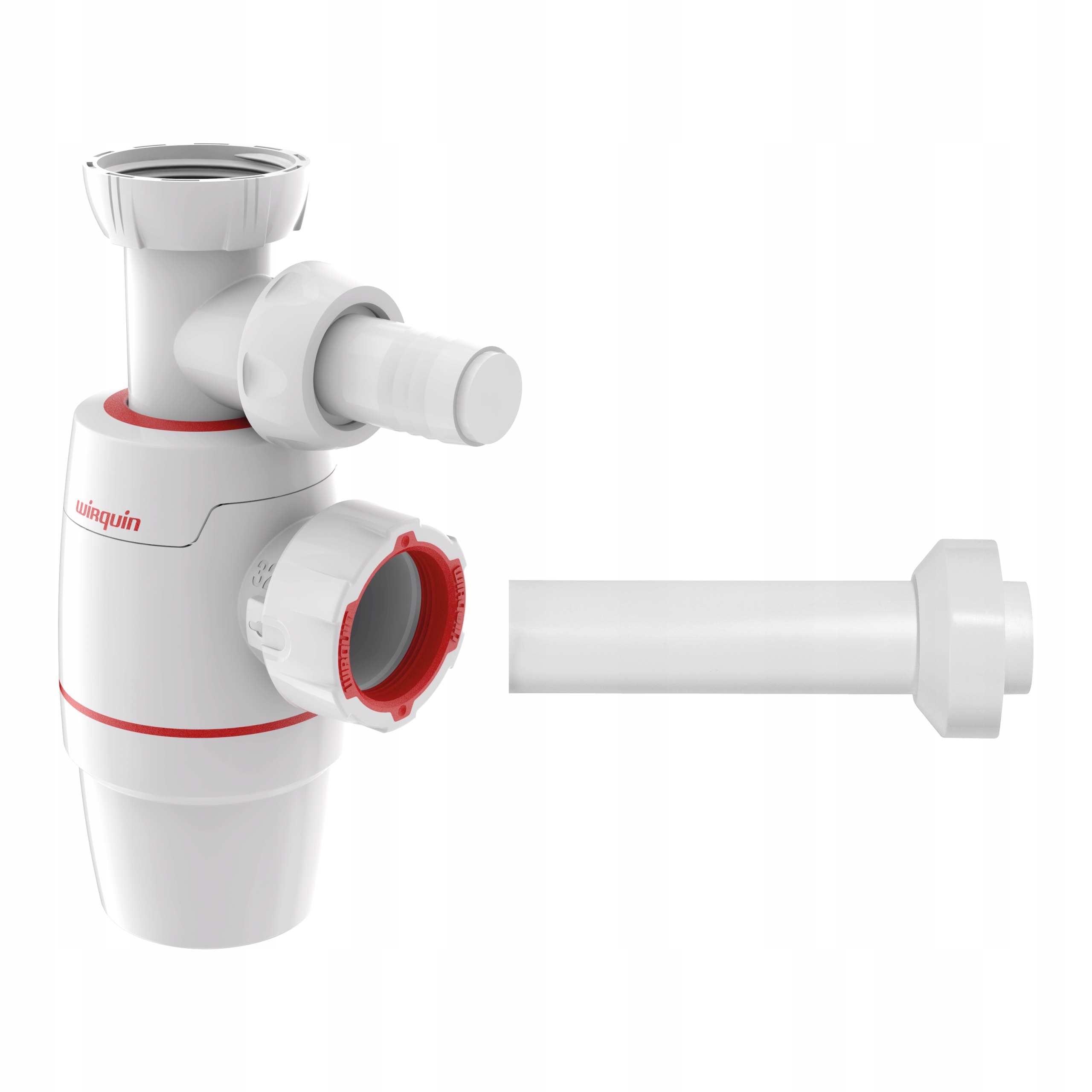 Syfon umywalkowy z napowietrzaniem i przyłączem do pralki/zmywarki fi32 ...