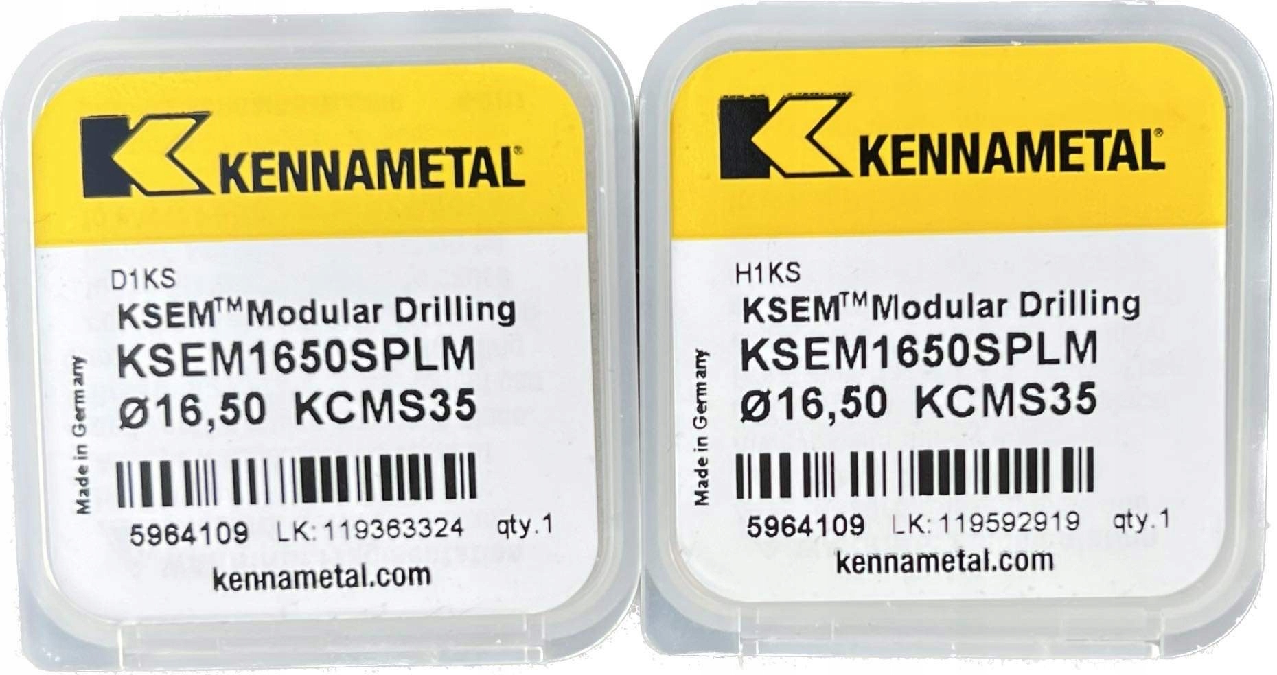 PŁYTKA DO WIERTŁA KENNAMETAL KSEM FI 16.5 (PŁYTKA DO WIERTŁA KENNAMETAL ...