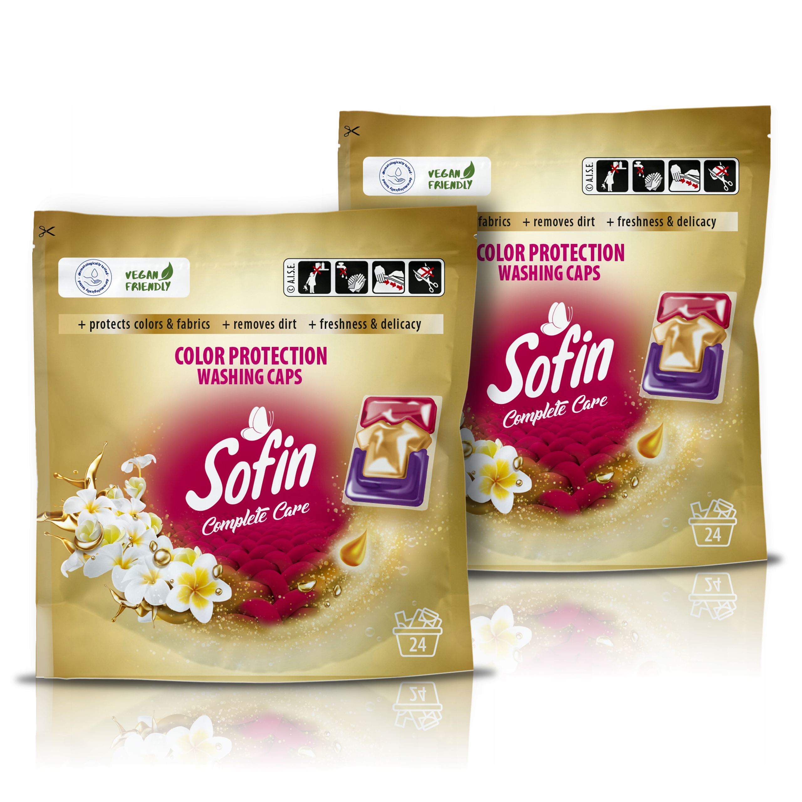 Sofin Complete Care Color Kapsułki do Prania i Ochrony Kolorów 24 x2 - porównaj ceny - Allegro.pl