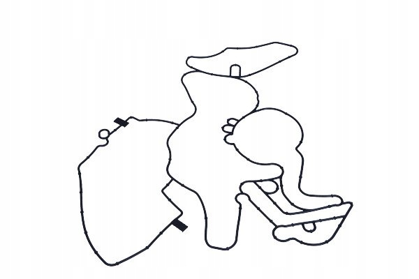 Audi OE 059 103 161 T uszczelka, pokrywa obudowy(obudowa skrzyni biegów ...