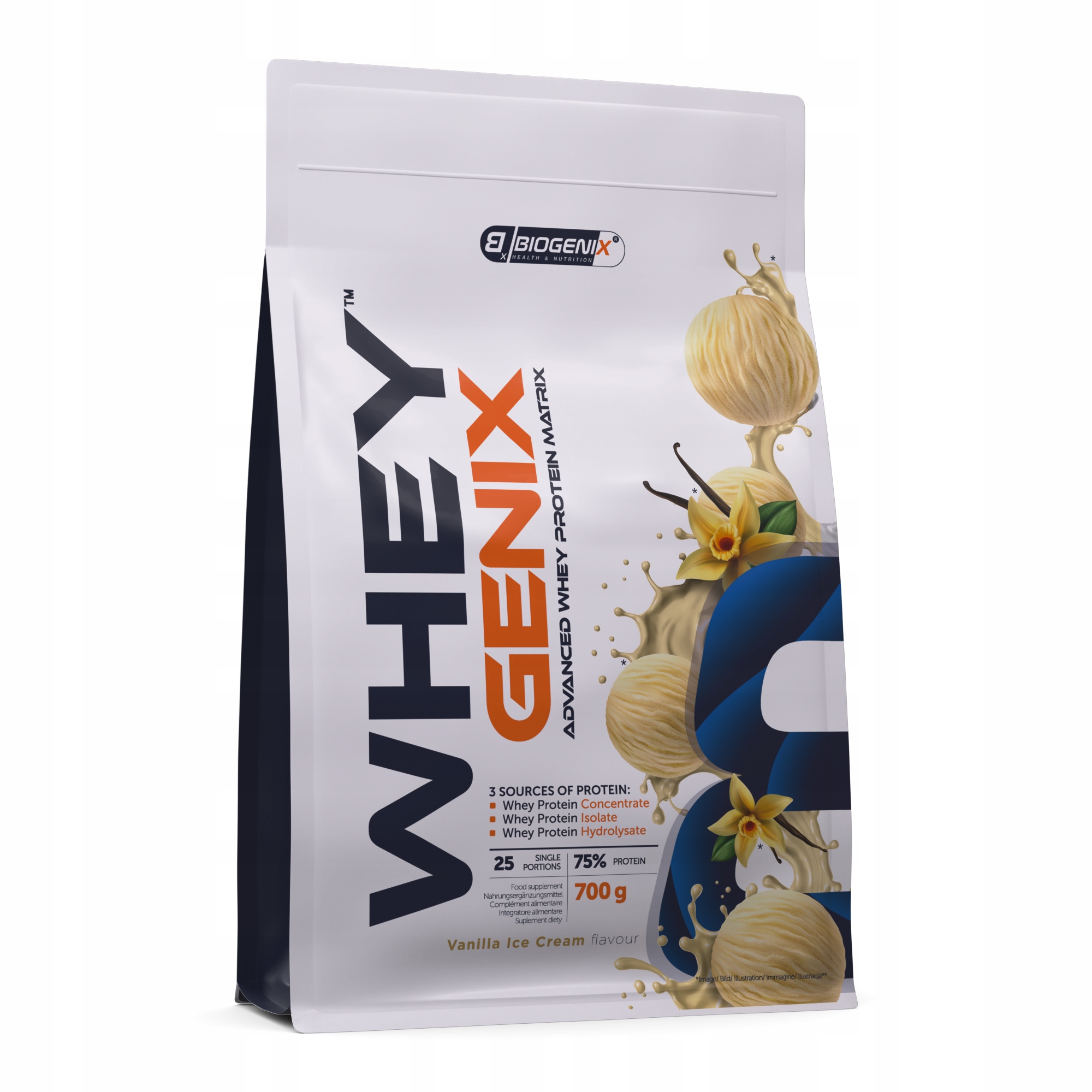 BIOGENIX WHEY GENIX 700g BIAŁKO SERWATKOWE - 6912933271379 ...
