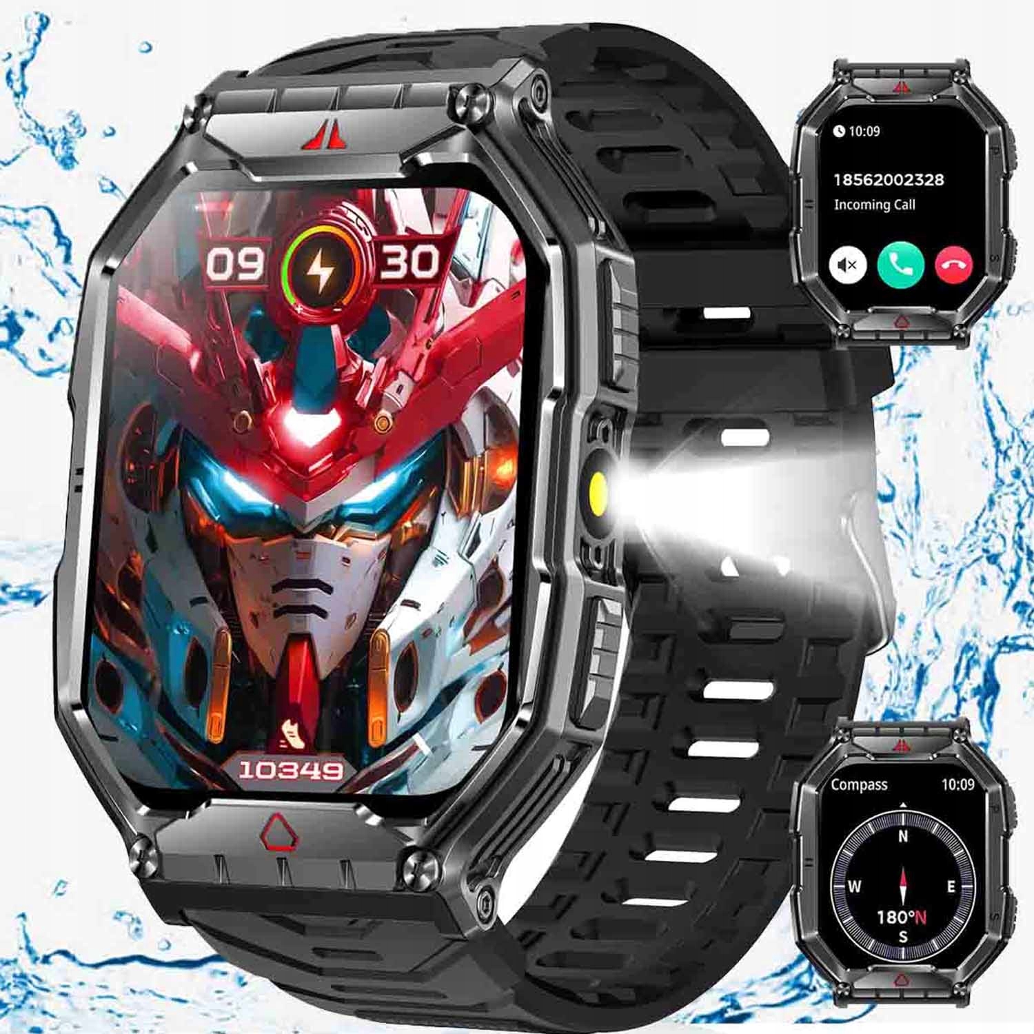 SMARTWATCH PÁNSKE HODINKY VODOTESNÉ HOVORY SMART WATCH UNIVERZÁLNE ...