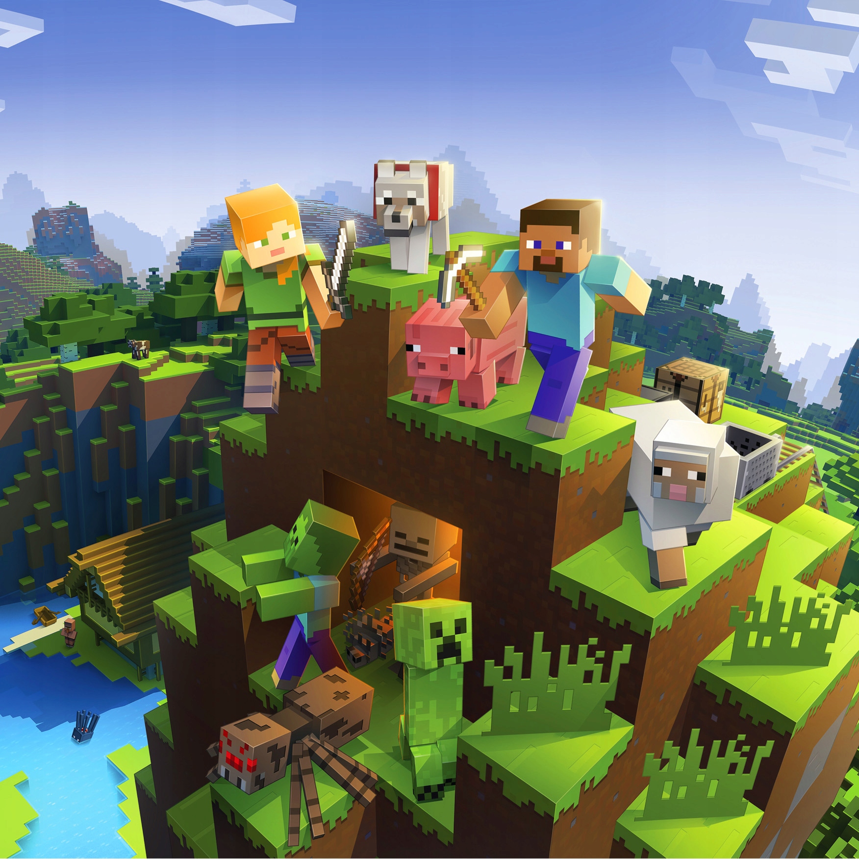 Tapety Minecraft - Niska cena na Allegro