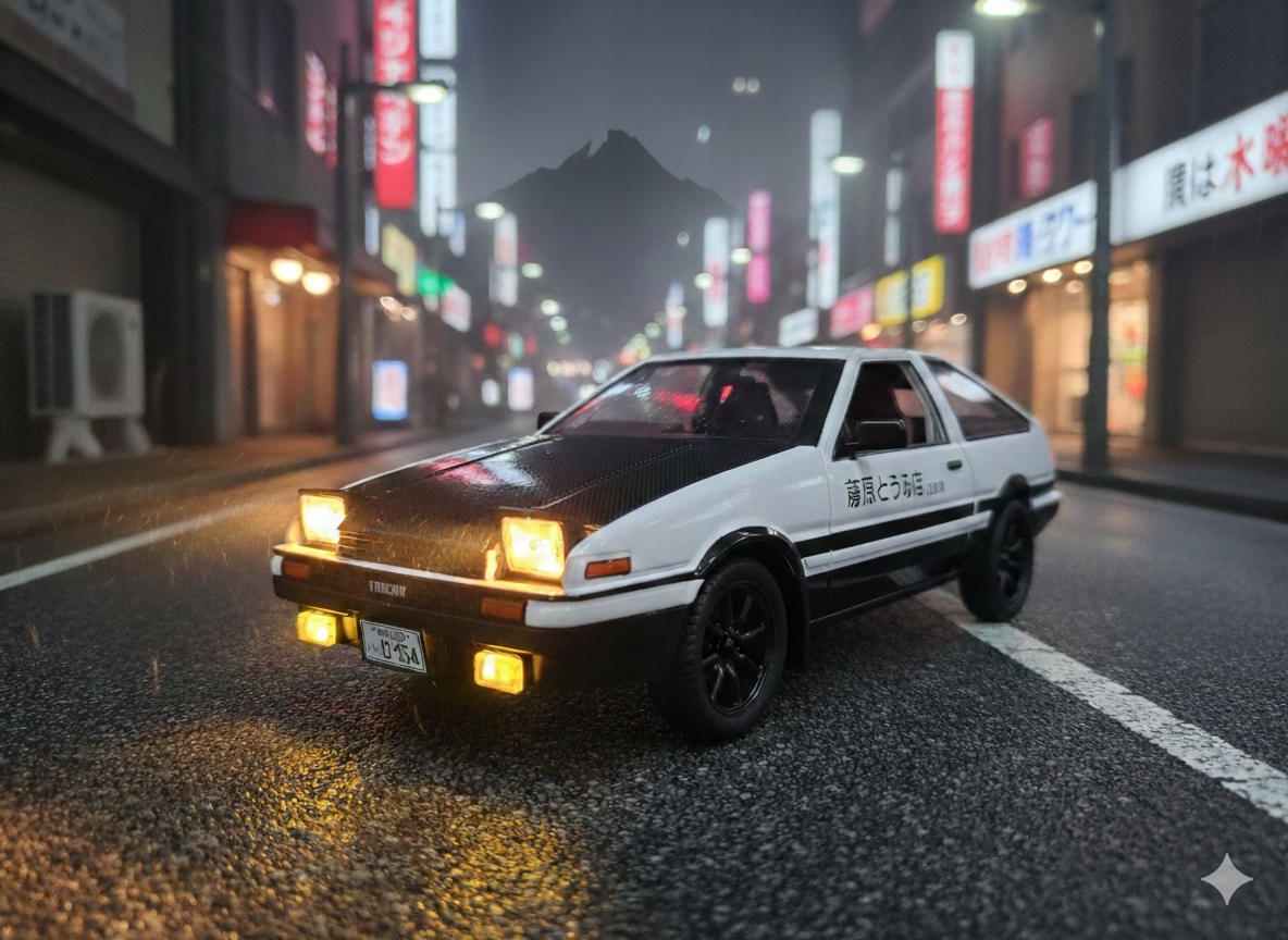 Model 1:24 Toyota Corolla AE86 Trueno Sprinter InitialD • Cena, Opinie ...