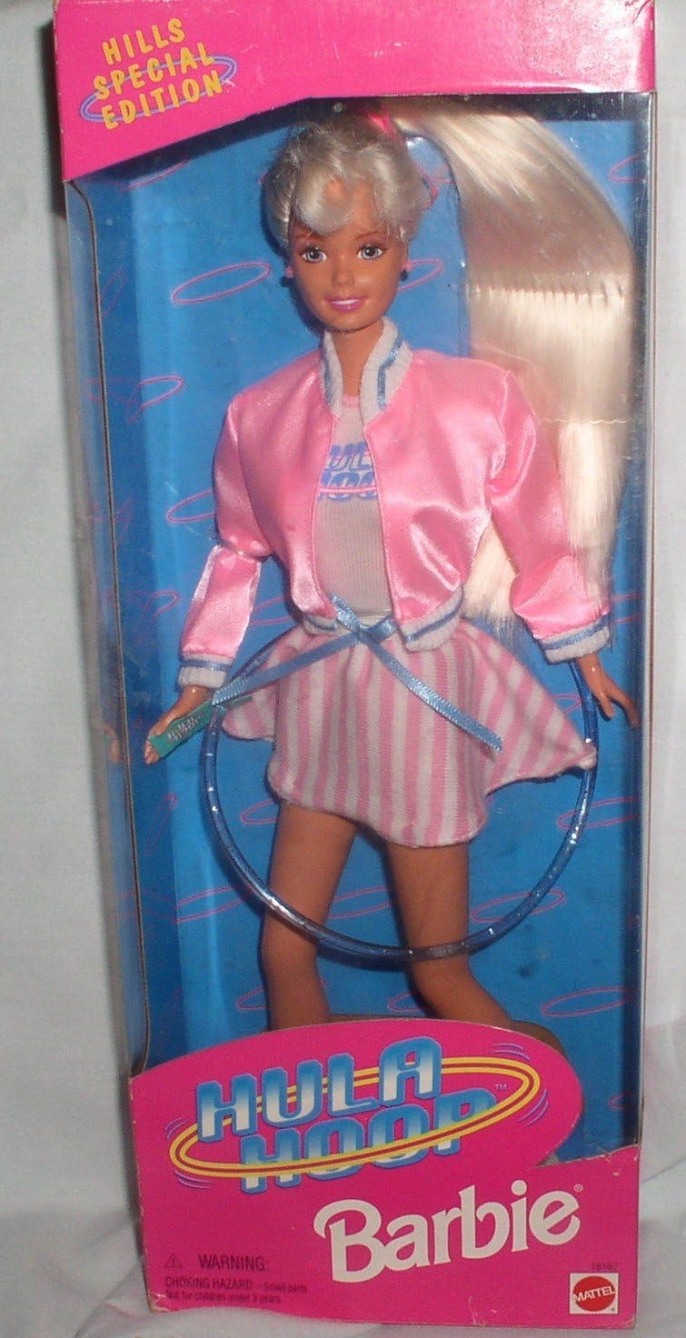 Barbie HULA HOOP 1994 (074299181672) • Cena, Opinie • Lalki ...
