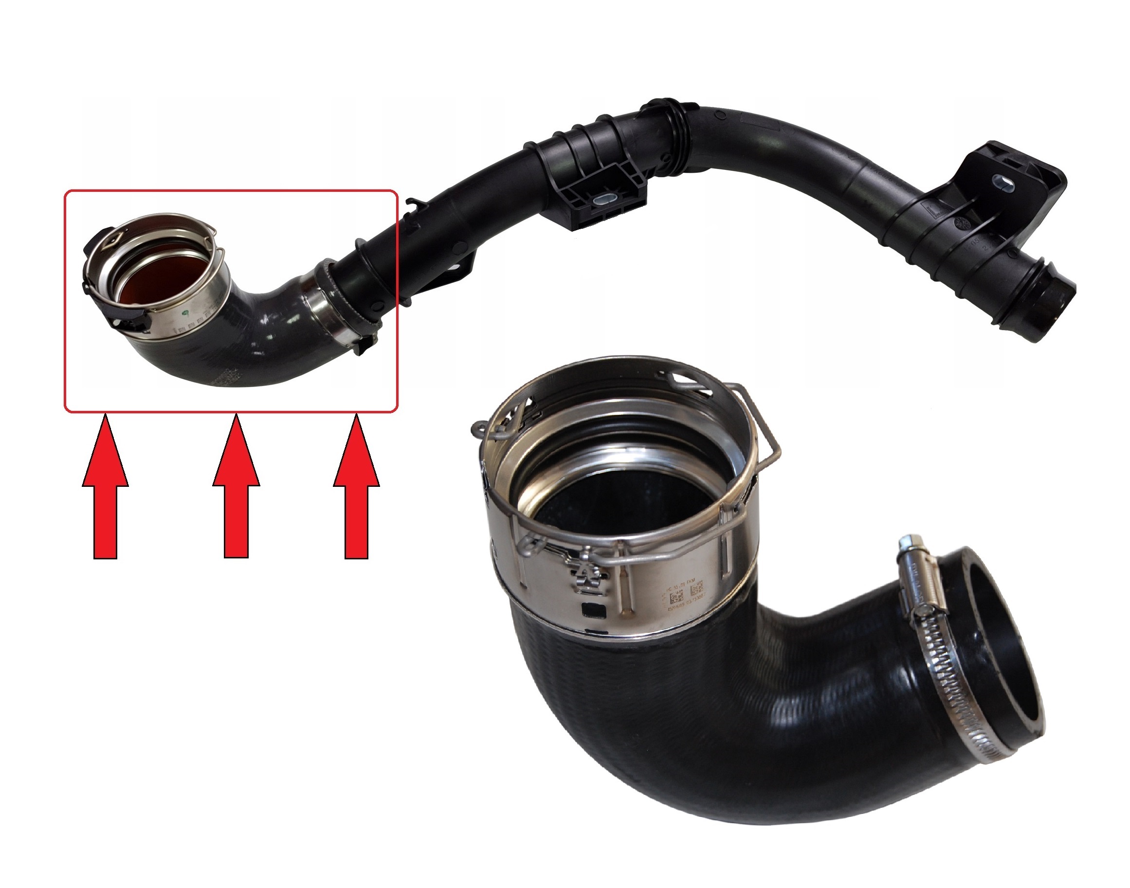 RURA WĄŻ TURBO INTERCOOLERA RENAULT MASTER 2.3 dCi 144605995R ...