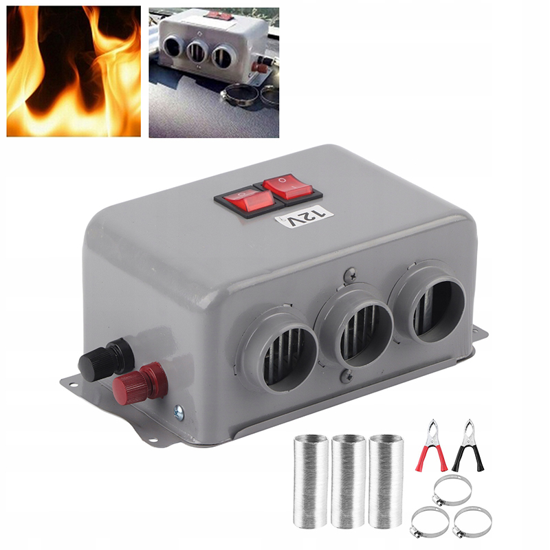 12V OGRZEWANIE POSTOJOWE NAGRZEWNICA SPALINOWA DO AUTA 500-800W 3 ...