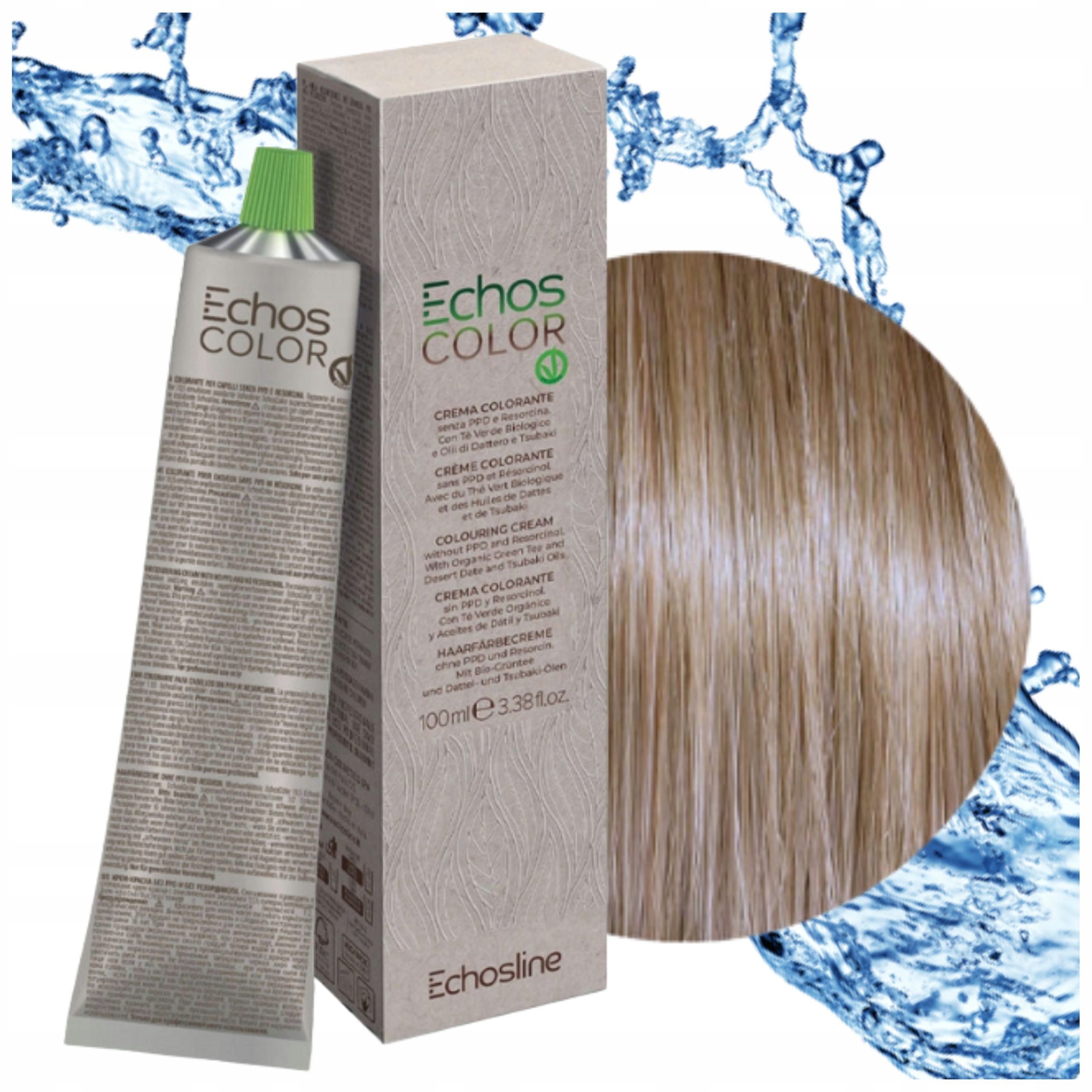 ECHOSLINE ECHOS COLOR FARBA DO WŁOSÓW 9.0 ICE 100 • Cena, Opinie - Allegro