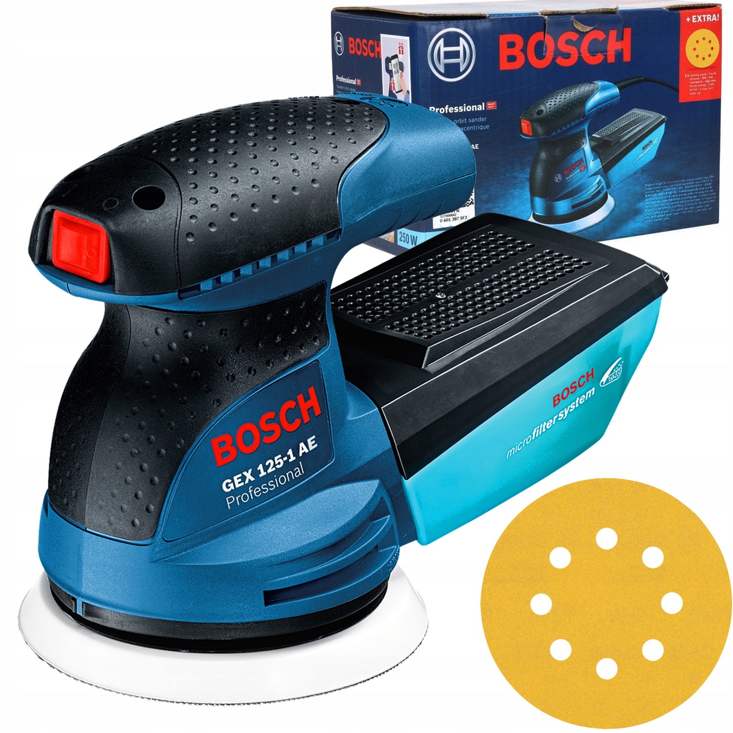 Excentrická sieťová brúska Bosch 250 W 230 V - Allegro