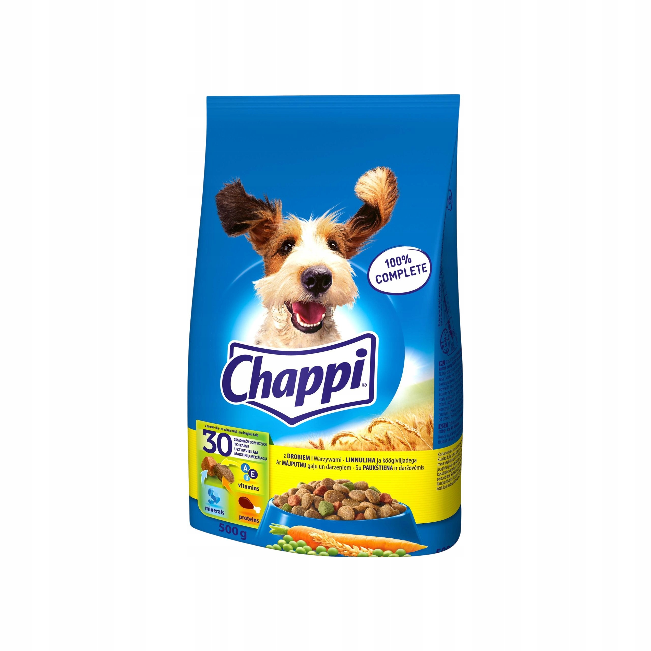 Chappi karma sucha drób 0,5 kg • Cena, Opinie - Allegro