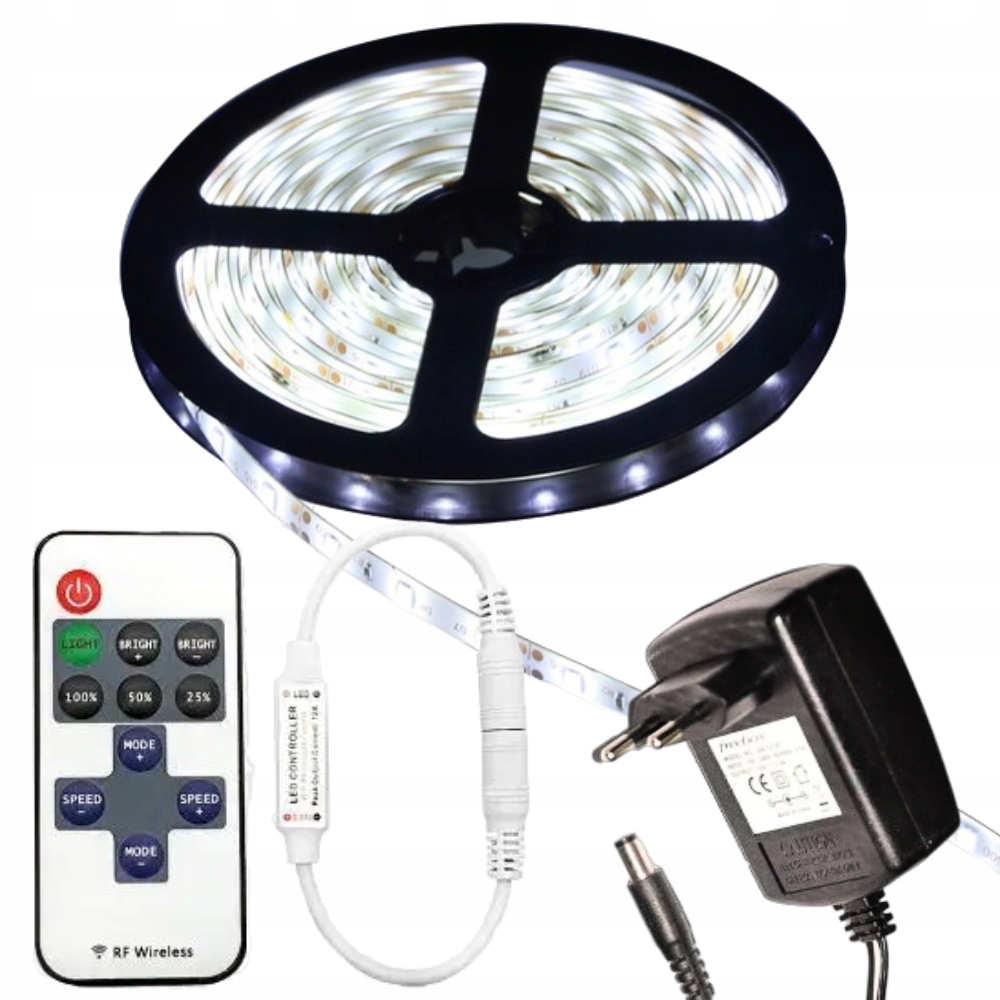 Taśma LED LED-ONE 5 m biały ciepły 24,10 W 12V IP65 (5904261926329 ...