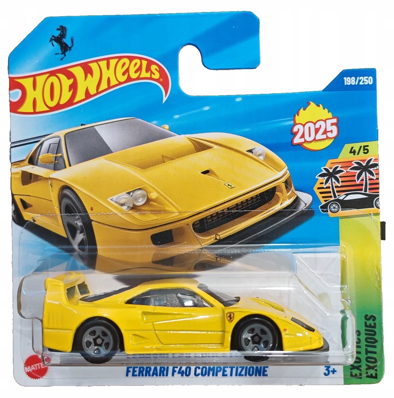 Ferrari F90 Zulte Hot Weels - Niska cena na Allegro