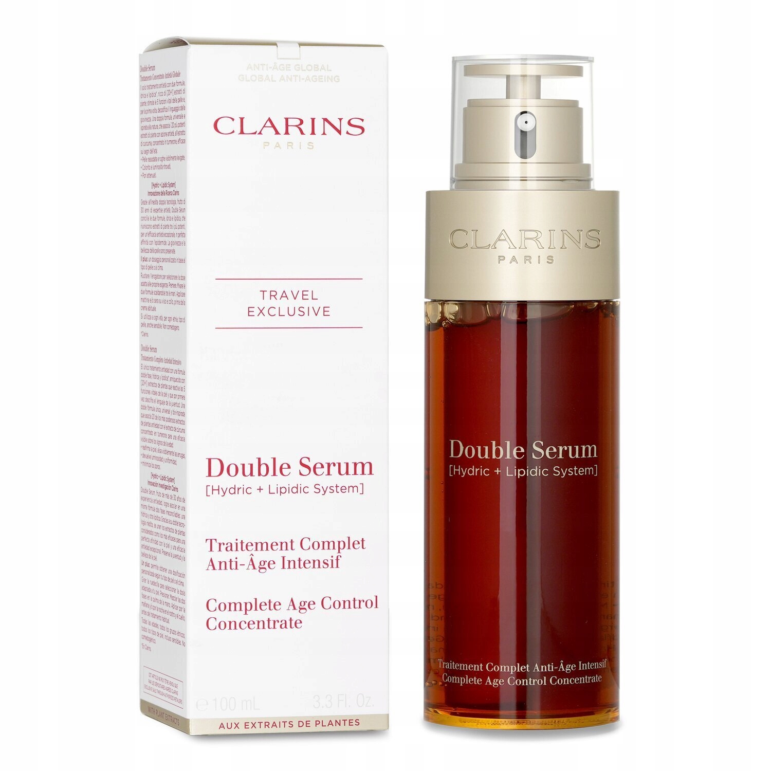 Clarins Double Serum [Hydric + Lipidic System] Koncentrát 100 ml - Allegro