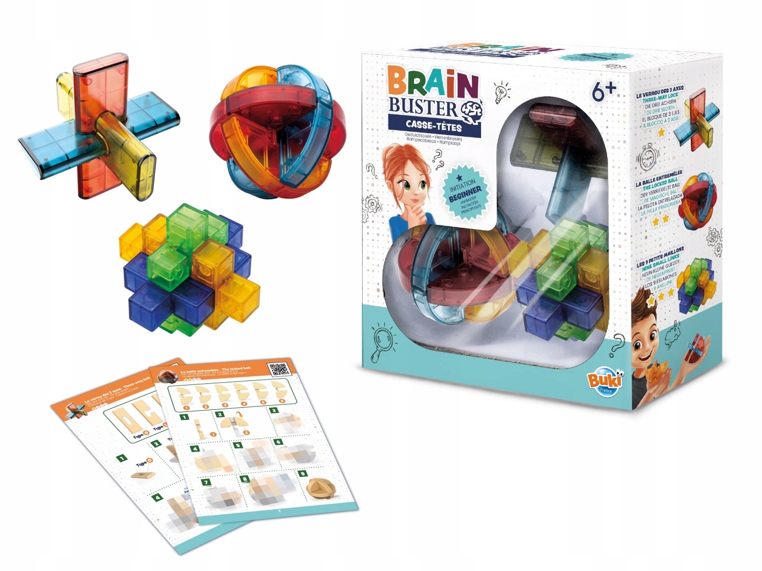 Brain Buster Začiatočník - 3 hlavolamy za 17,05 € - Allegro