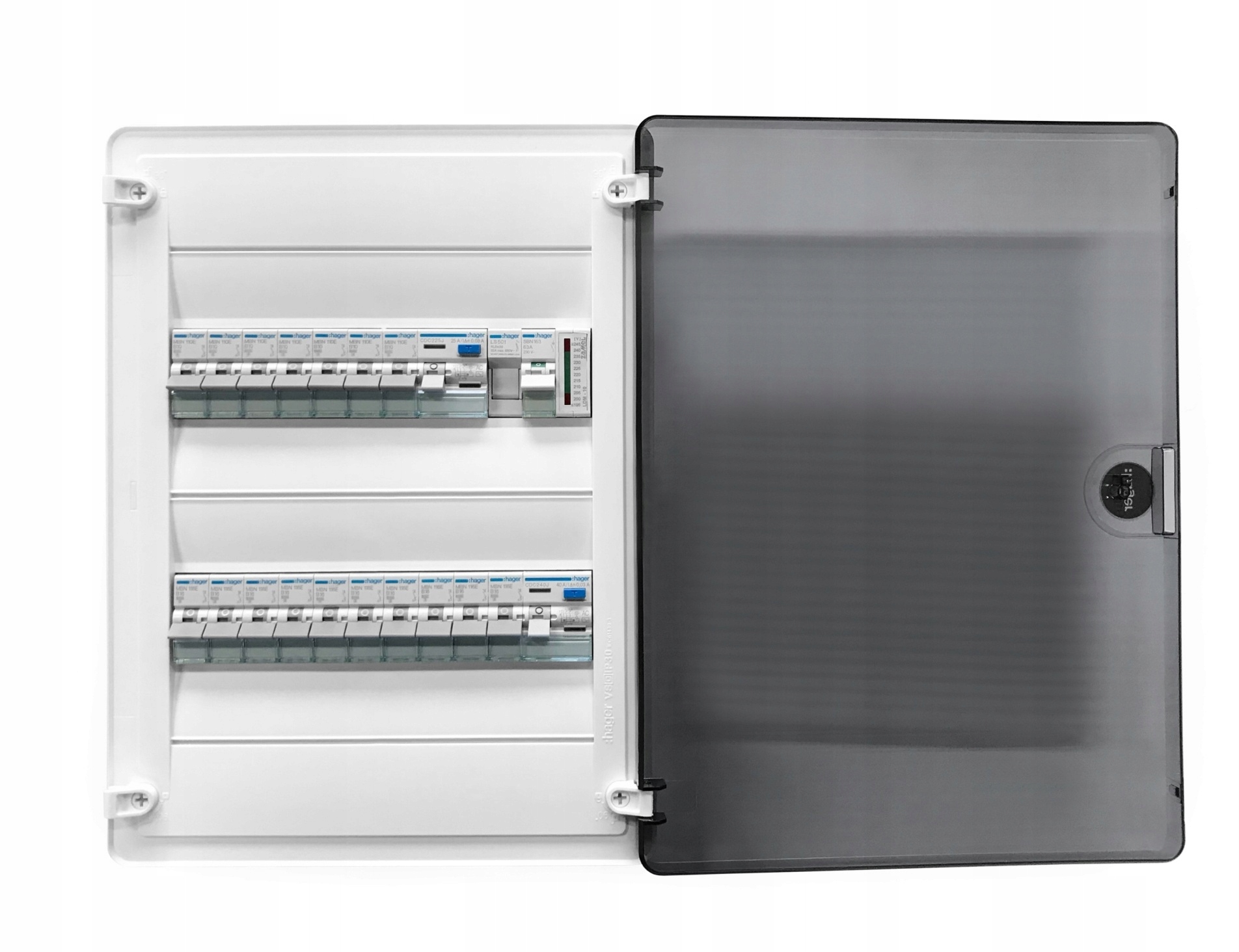 ROZDZIELNICA NATYNKOWA HAGER GOLF 24 MODUŁY GOTOWA (3250616593084 ...