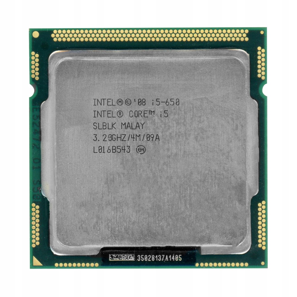 INTEL CORE i5-650 LGA1156 3.2GHZ SLBLK - Allegro