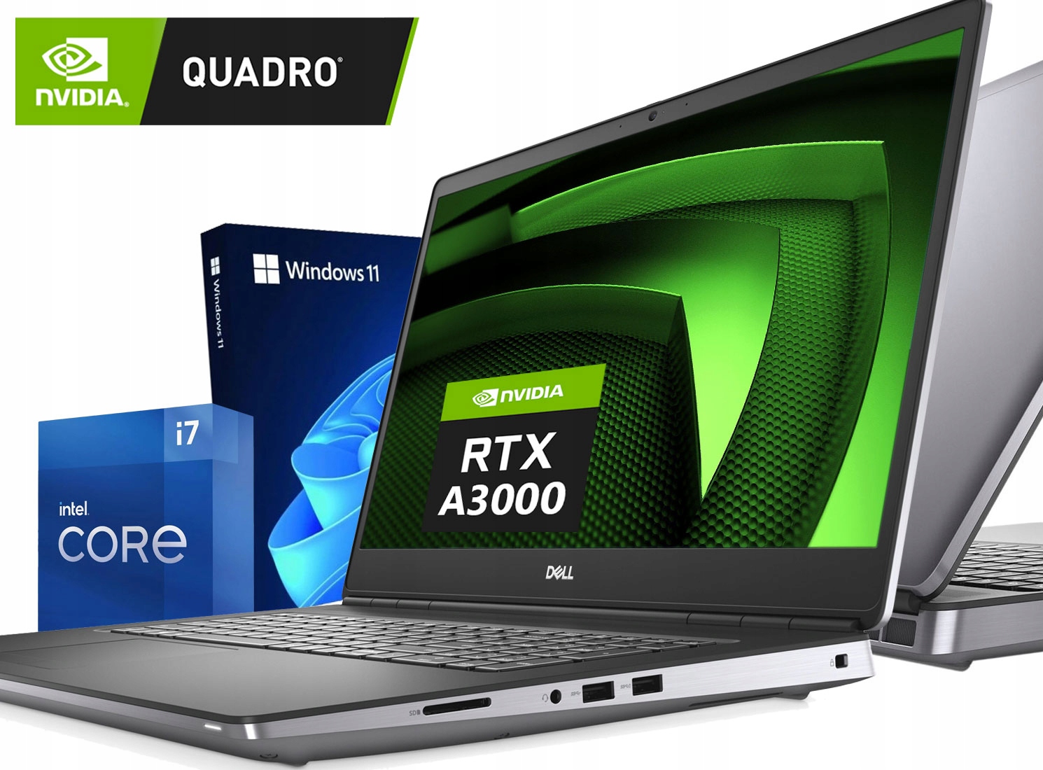 Laptop Dell Precision 7560 15,6 " Intel Core i7 32 GB / 1000 GB szary ...