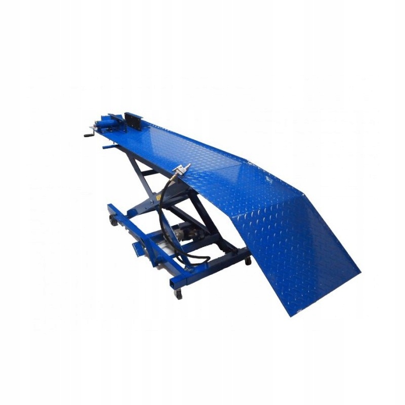 PODNOŚNIK MOTOCYKLOWY PNEUMATYCZNY HYDRAULICZNY PLATFORMA 360kg MOCNY ...