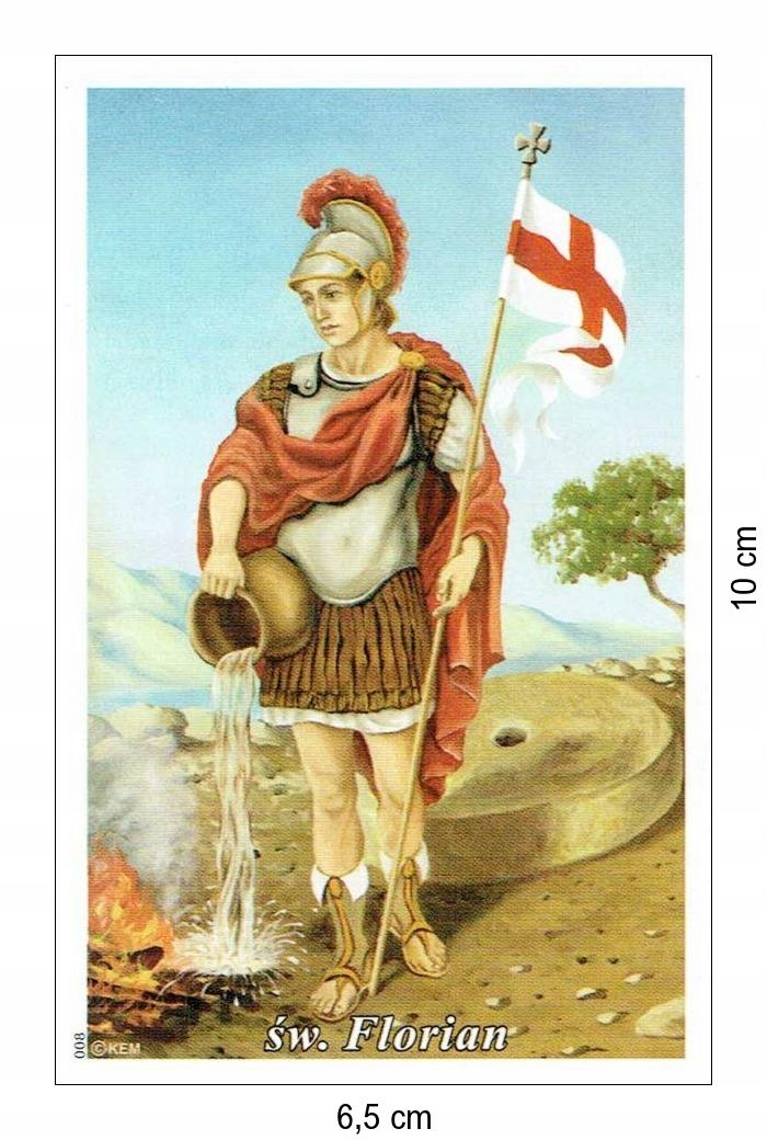 Obrazek św. Florian. Patron strażaków,... • Cena, Opinie • Obrazki i ...