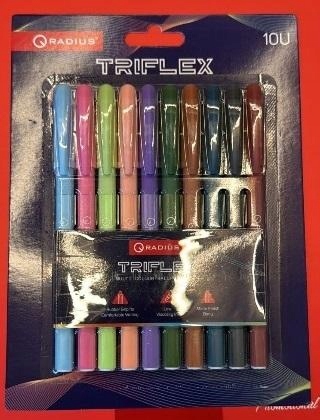 Sada kuličkových per Tri Flex 10 Ks za 112.00CZK - Allegro