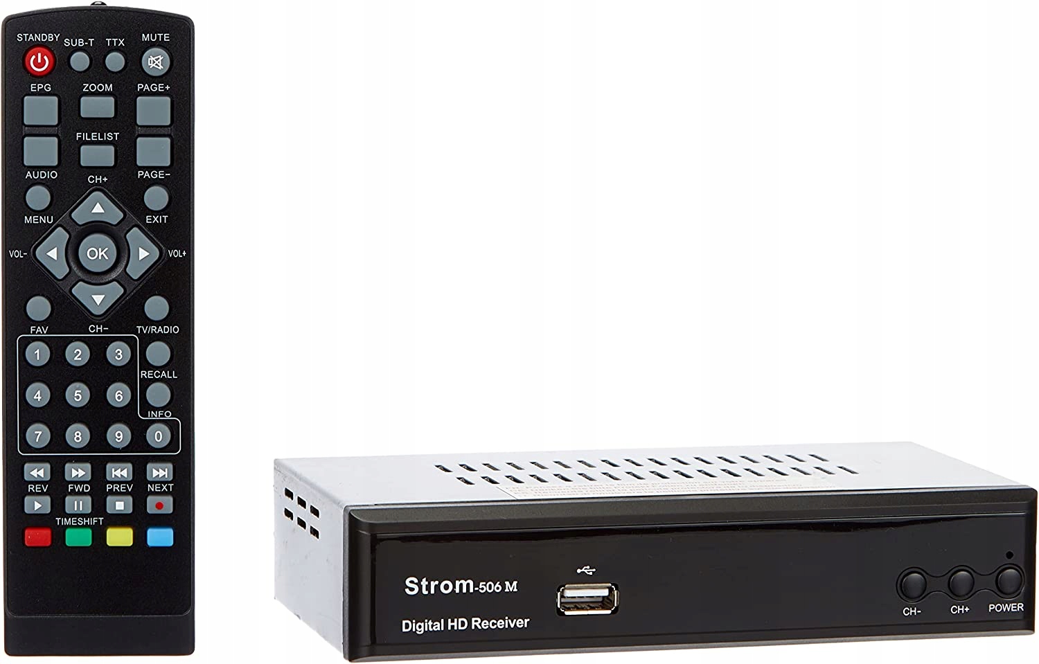 TUNER DEKODER DVB-T2 HD-LINE STROM 506 M - Sklep, Opinie, Cena w Allegro