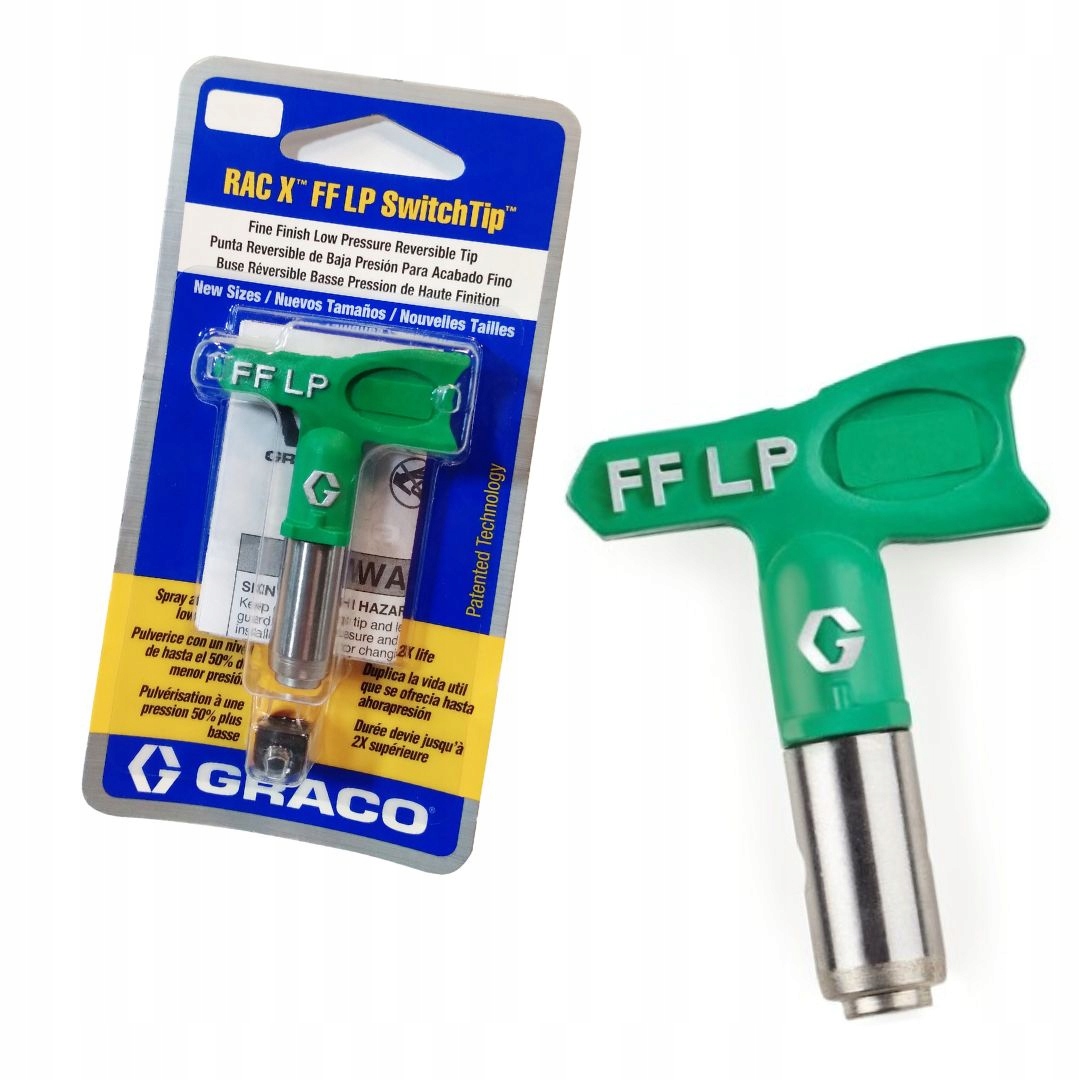 Zielona dysza malarska Graco FF LP514 LOW PRESSURE (755652394488 ...