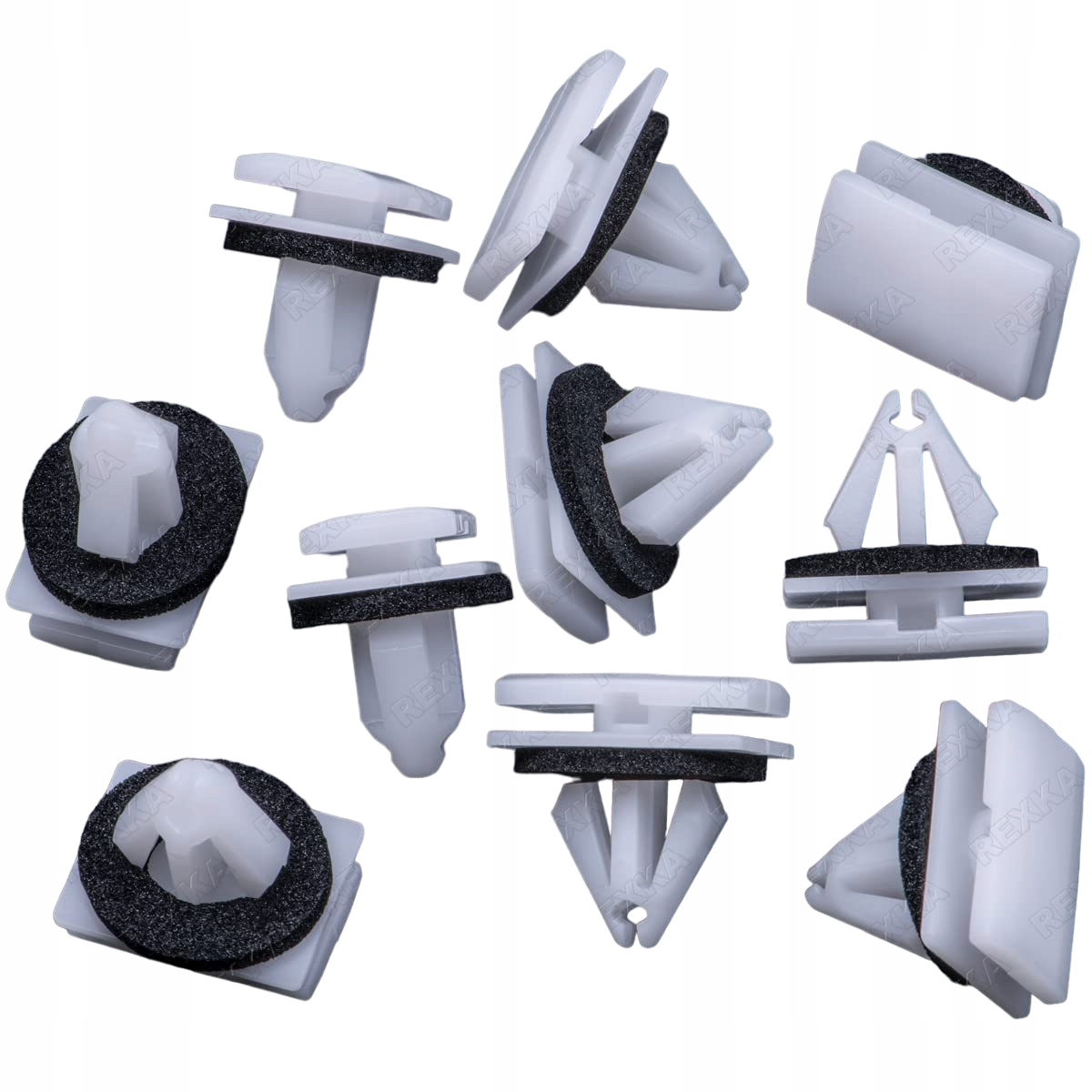 10X SPINKA LISTWY PROGU NADKOLA/BŁOTNIKA FORD OPEL CHEVROLET ...