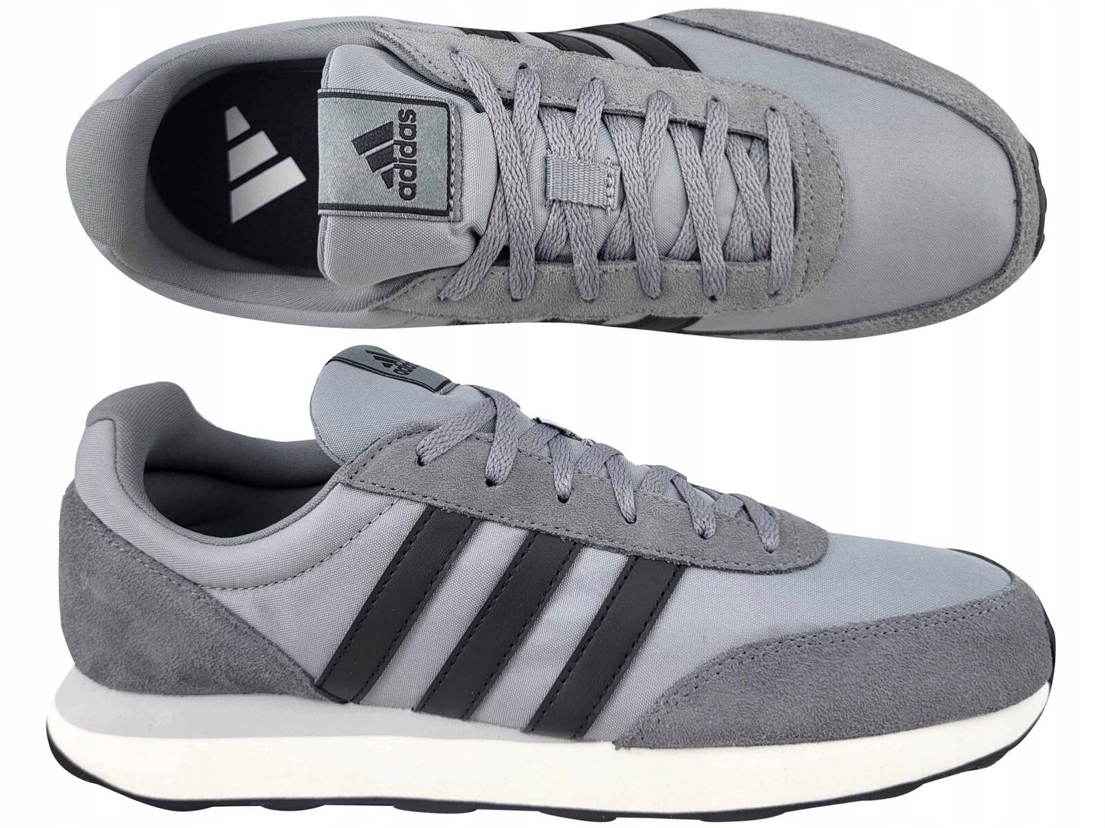 ADIDAS RUN 60S 3.0 IE3827 RACER BUTY SPORTOWE MĘSKIE JOGGER SZARE ...