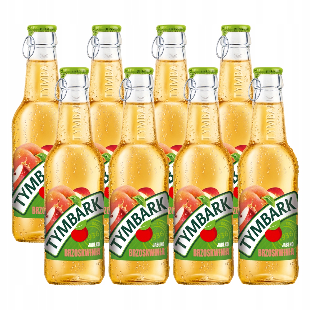 Napój Tymbark jabłko brzoskwinia w szklanej butelce 6x 250ml ...