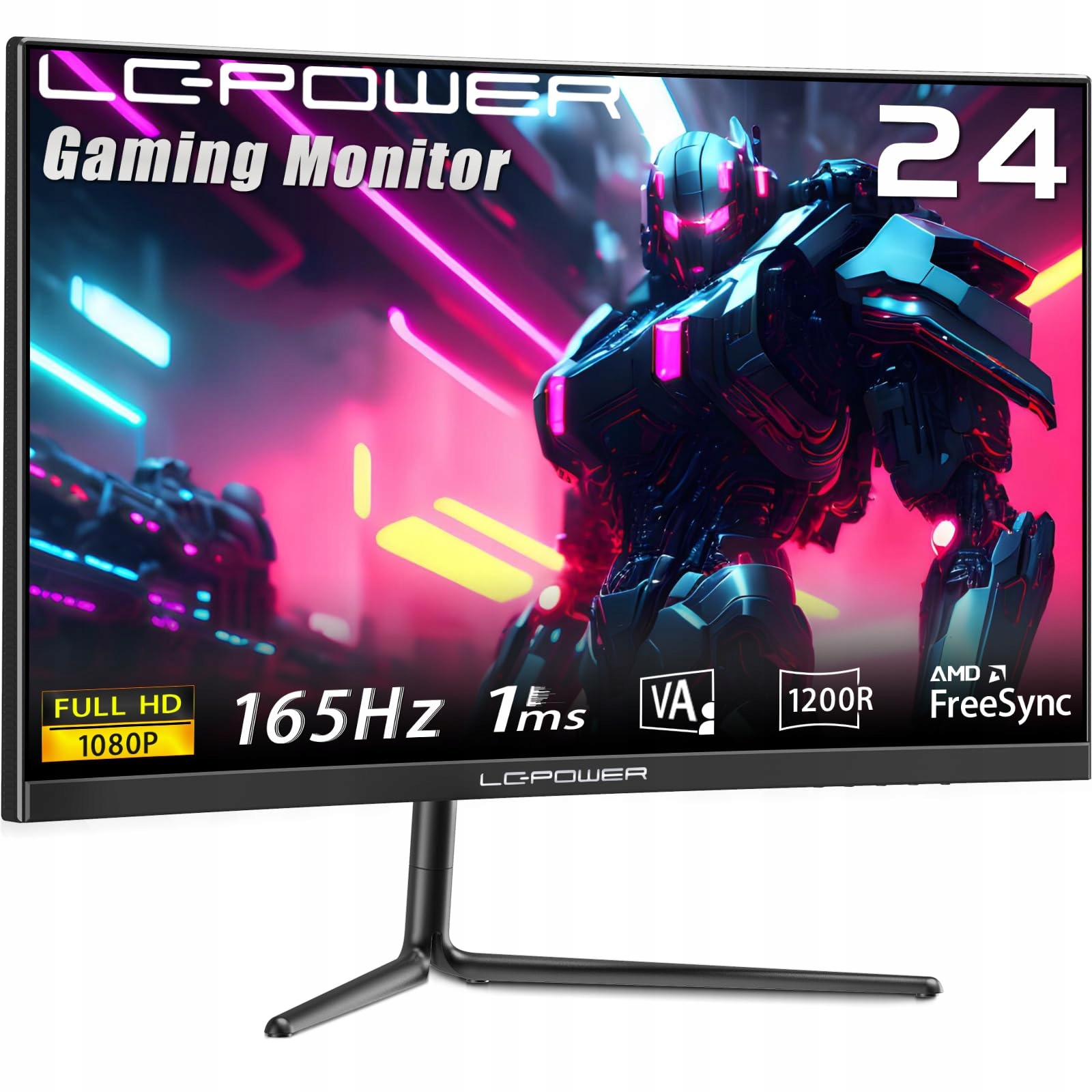 Monitor LED LC-Power LC-M24-FHD-144-C-V2 23,6 " 1920 x 1080 px VA ...