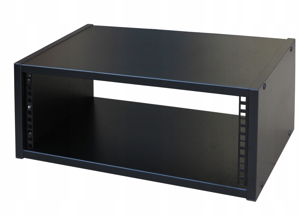 Stojak Rack 19" do studia studyjny biurkowy desktop rack 3U czarny mat ...